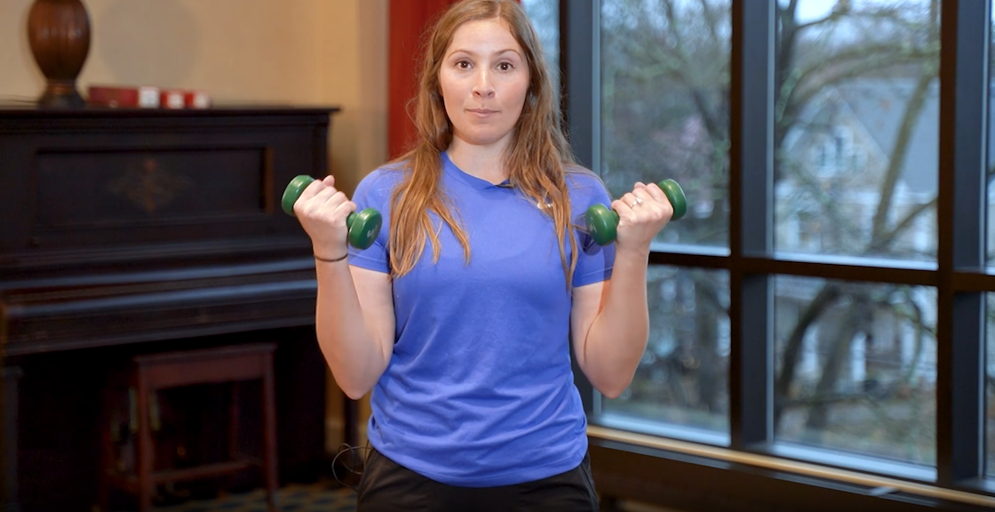 Bicep Curls: Part 125, Fitness for Older Adults
