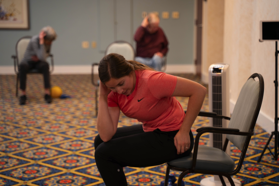 'Oblique step-ups': Part 121, Fitness for Older Adults