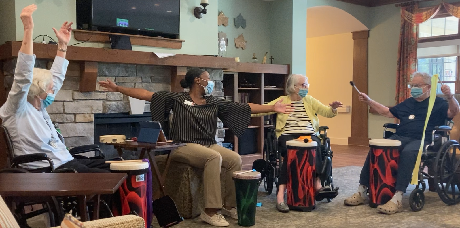 Drumming up support for health-improving drum circles